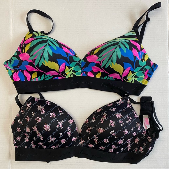PINK Victoria's Secret | Intimates & Sleepwear | 2 Like New Vs Pink ...